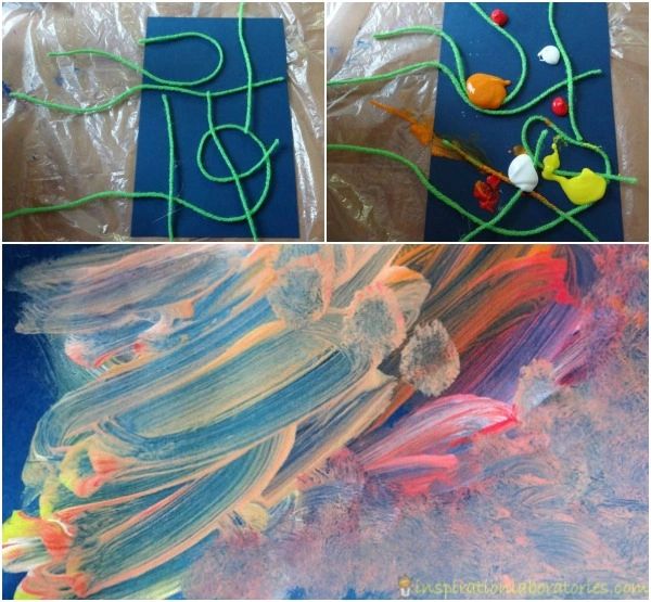 Workshop Schilderen Met Touw En Ketting String Pulling Art De Baarsjes